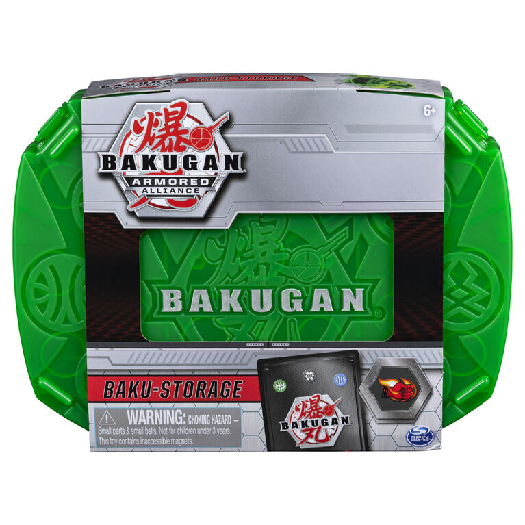Bakugan, Baku-Storage Case with Trox Collectible Action Figure and ...