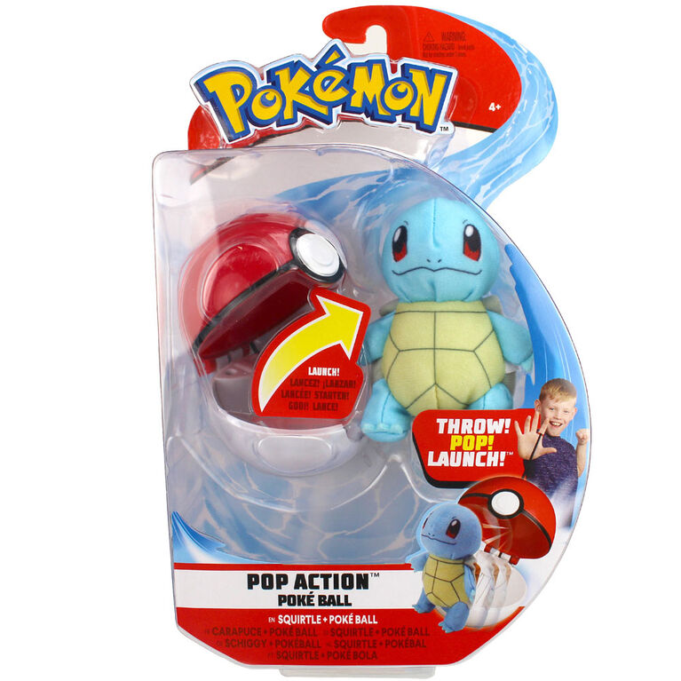 Poké Ball pop-action - Carapuce (Squirtle) et Poké ball | Toys R Us Canada