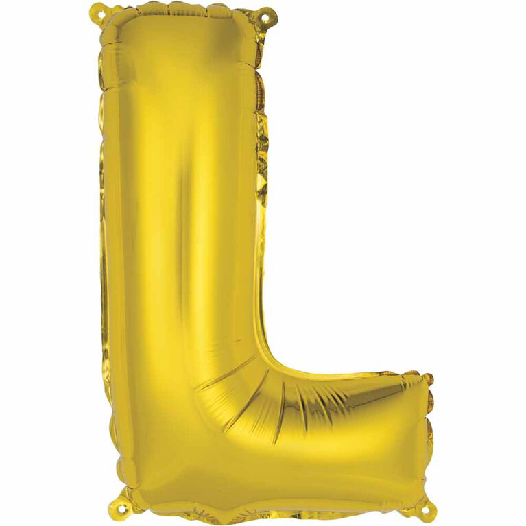 14" Gold Letter Balloons - L | Toys R Us Canada
