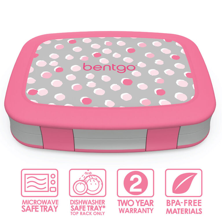 Bentgo Kids Prints Leak-Proof, 5-Compartment Bento-Style Kids Lunch Box ...