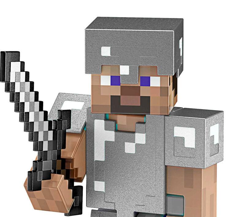 Minecraft Diamond Level Steve, 5.5-inch Collector Action Figure | Toys R Us Canada