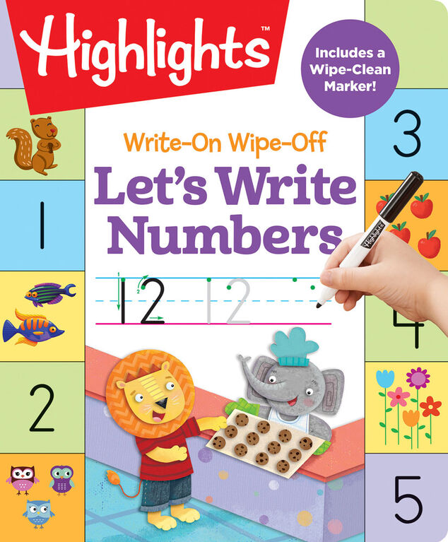 Write-On Wipe-Off Let's Write Numbers - English Edition | Toys R Us Canada