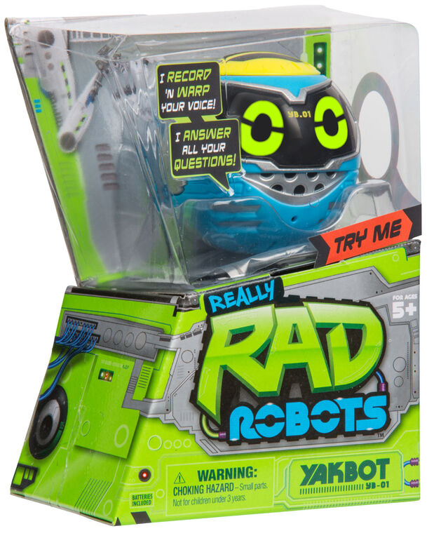 Real Rad Robots Yakbot - Blue Yakbot- Édition anglaise | Toys R Us Canada