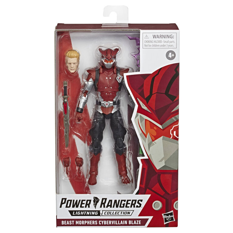 Power Rangers Beast Morphers Cybervillain Blaze Collectible Action ...