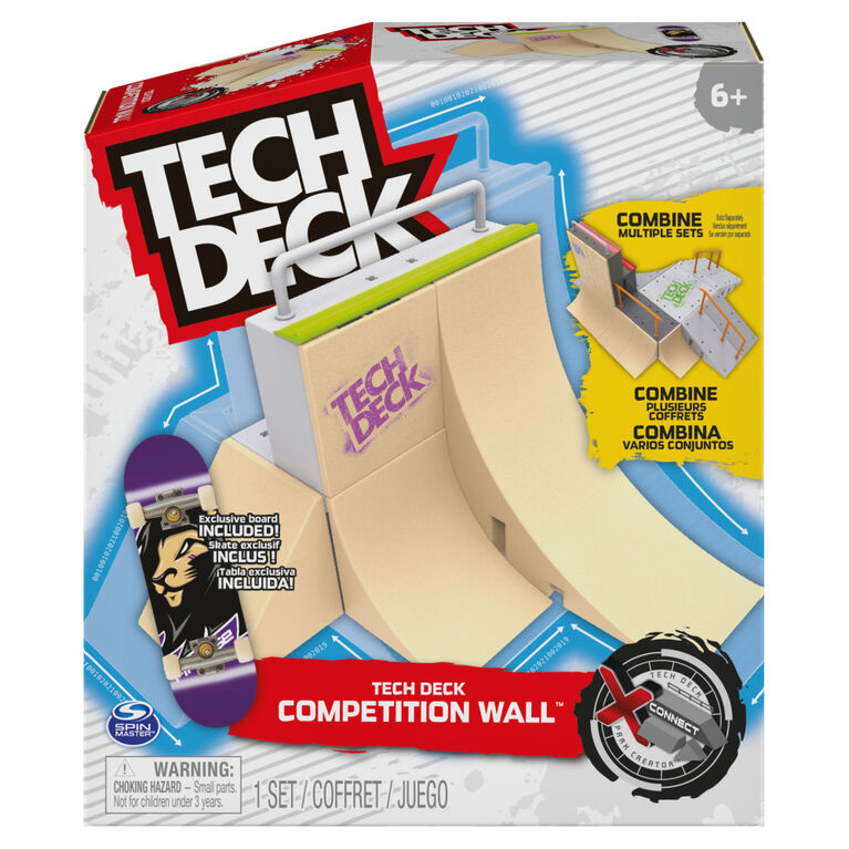 Tech Deck, Competition Wall X-Connect Park Creator, Customizable and ...