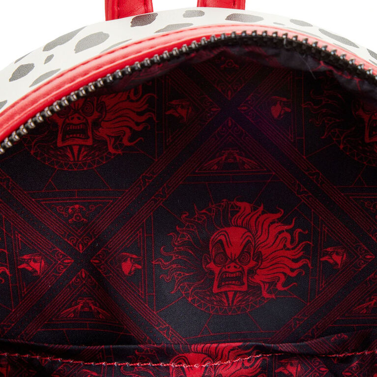 Loungefly 101 Dalmatians Cruella De Villains Scene Mini Backpack ...