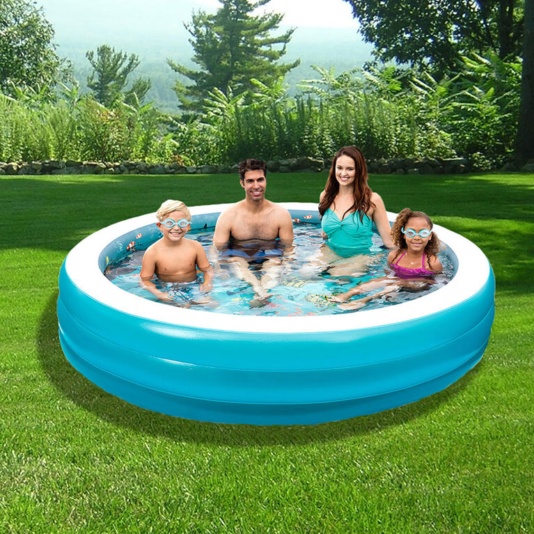 3D Inflatable 7.5Ft Round Family Pool | Toys R Us Canada