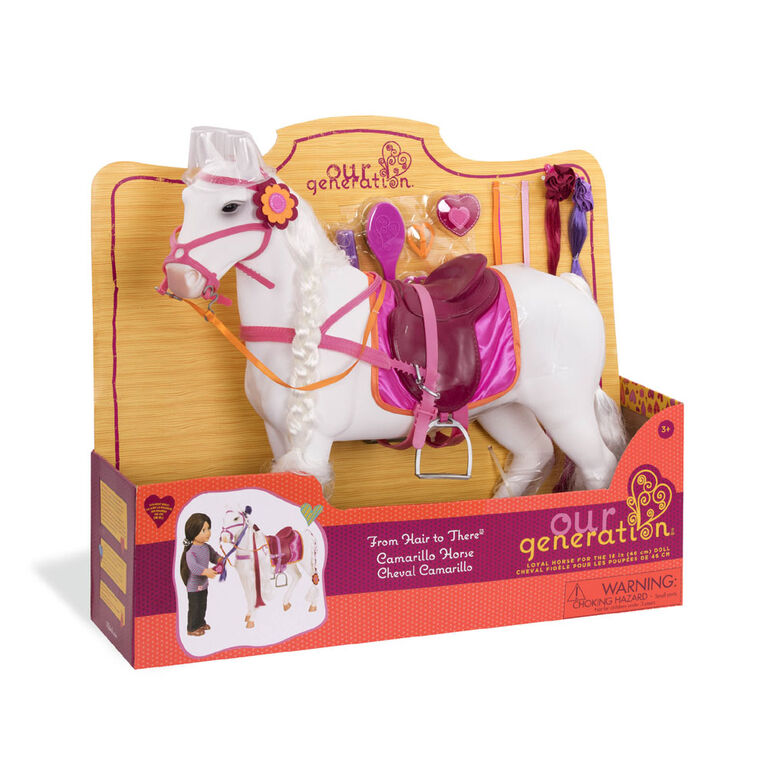 Our Generation, From Hair To There Camarillo Horse, 20-inch Hair Play ...