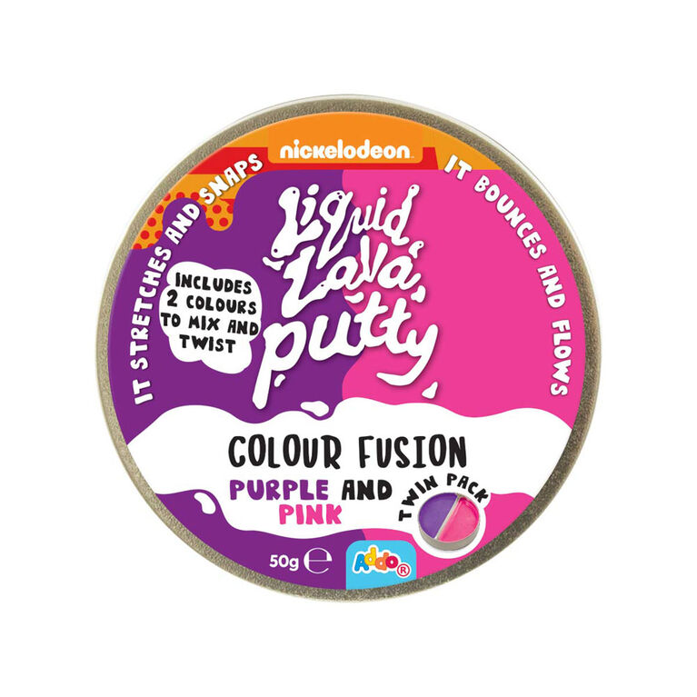 Nickelodeon Liquid Lava Putty Colour Fusion Purple and Pink - Notre ...