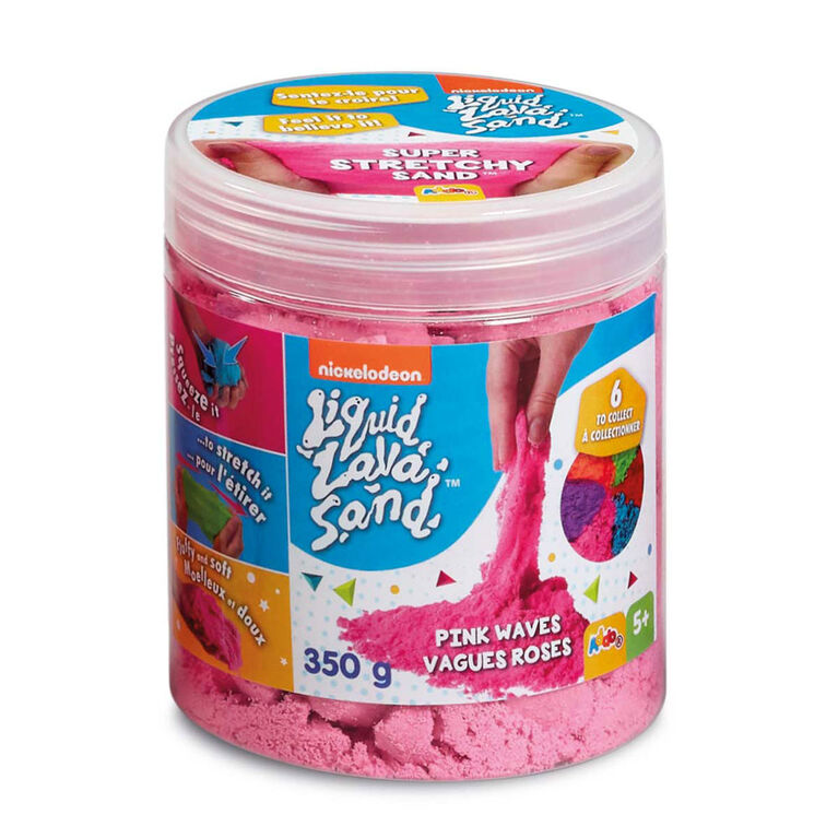 Nickelodeon Liquid Lava Sand 12oz. Super Stretchy Sand Tub - R ...