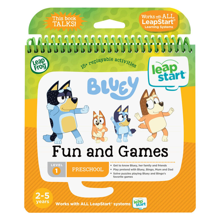 LeapStart Bluey Fun and Games Activity Book - English Edition | Toys R ...