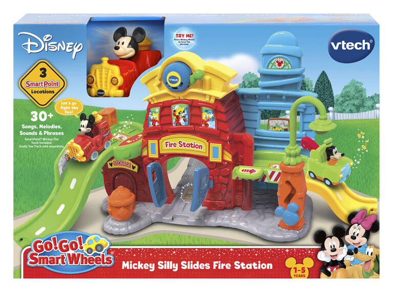 Vtech Go! Go! Smart Wheels - Disney Mickey Silly Slides Fire Station ...