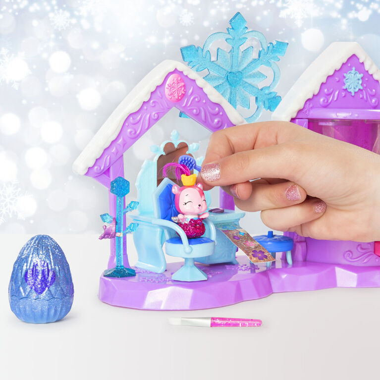 Hatchimals CollEGGtibles, Glitter Salon Playset with 2 Exclusive ...