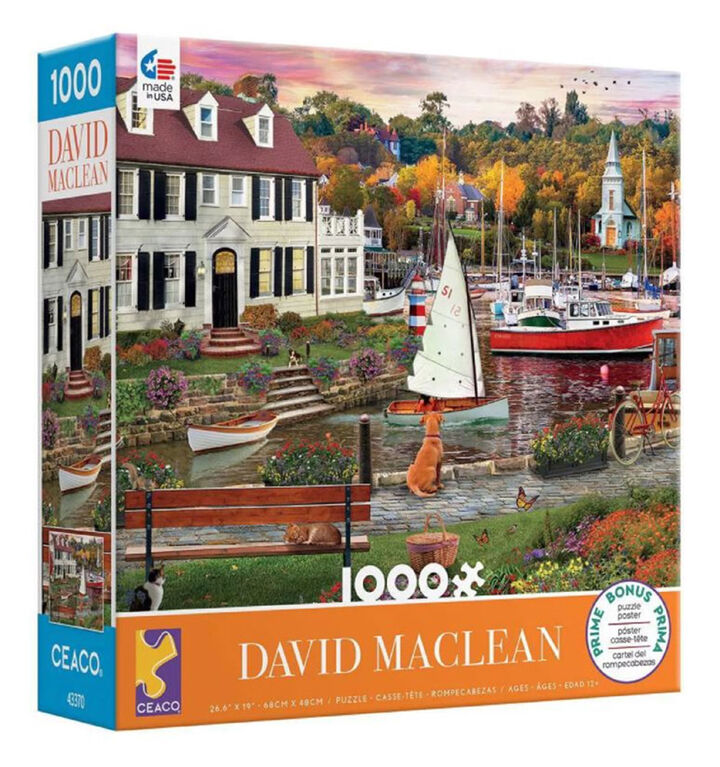 Ceaco David Maclean 1000-Piece Puzzle Seawall Walk | Toys R Us Canada