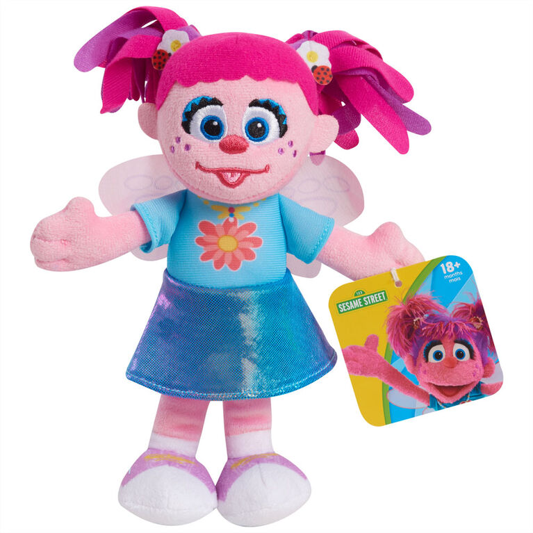 Sesame Street Friends 8-inch Abby Cadabby Sustainable Plush Stuffed Toy ...