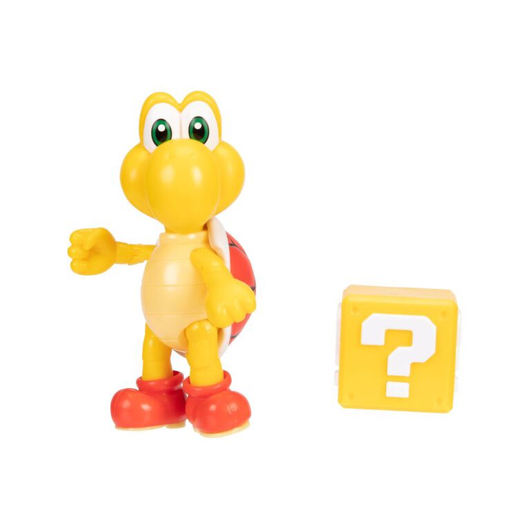 Nintendo 4" Figure - Red Koopa with Question Block | Toys R Us Canada