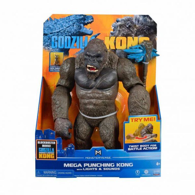 Godzilla vs Kong: Mega Punching Kong (13 pouces) | Toys R Us Canada
