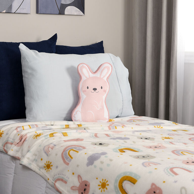 Bunny Plush Throw and Pillow Set | Toys R Us Canada