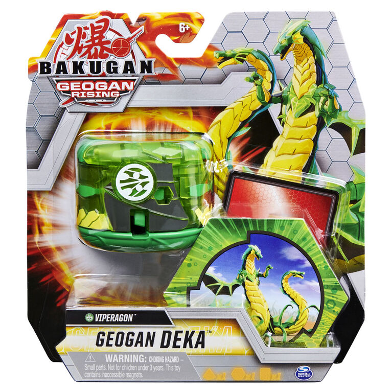 Bakugan Geogan Deka, Viperagon, Jumbo Collectible Transforming Figure ...