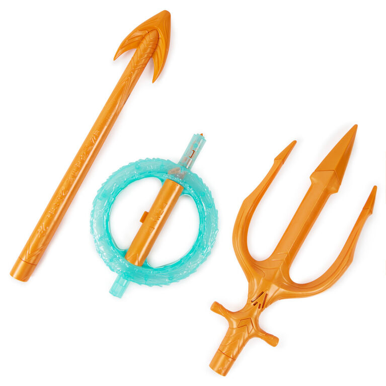 DC Comics, Aquaman Spinning Trident, 35-inch Interactive Toy with ...