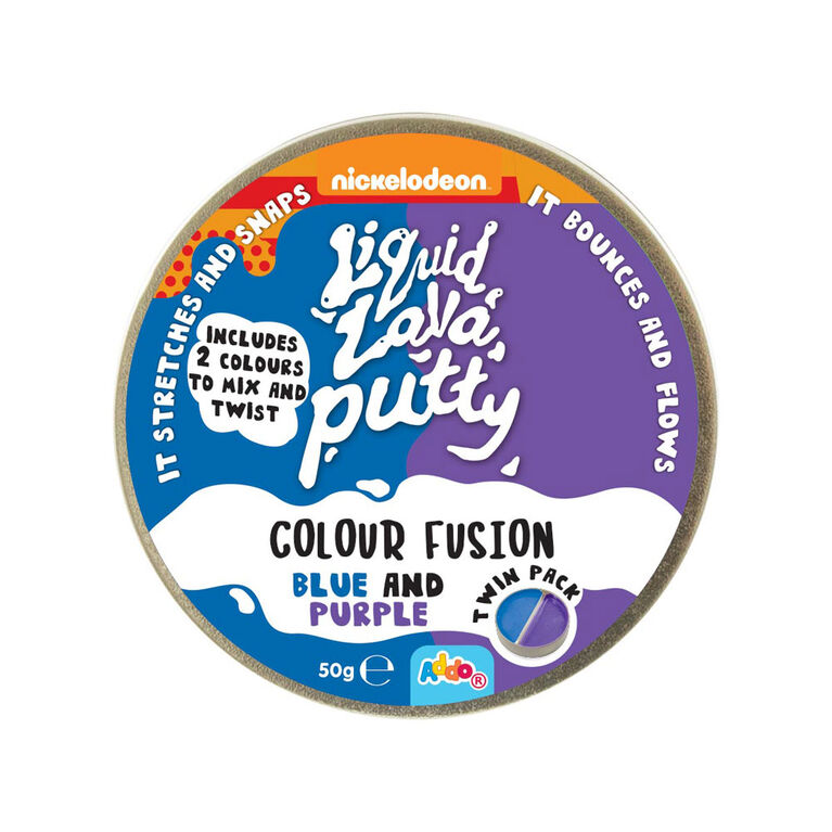 Nickelodeon Liquid Lava Putty Colour Fusion Blue and Purple - Notre ...