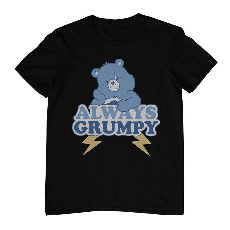 Care Bears- Always Grumpy- Black Tshirt- Large