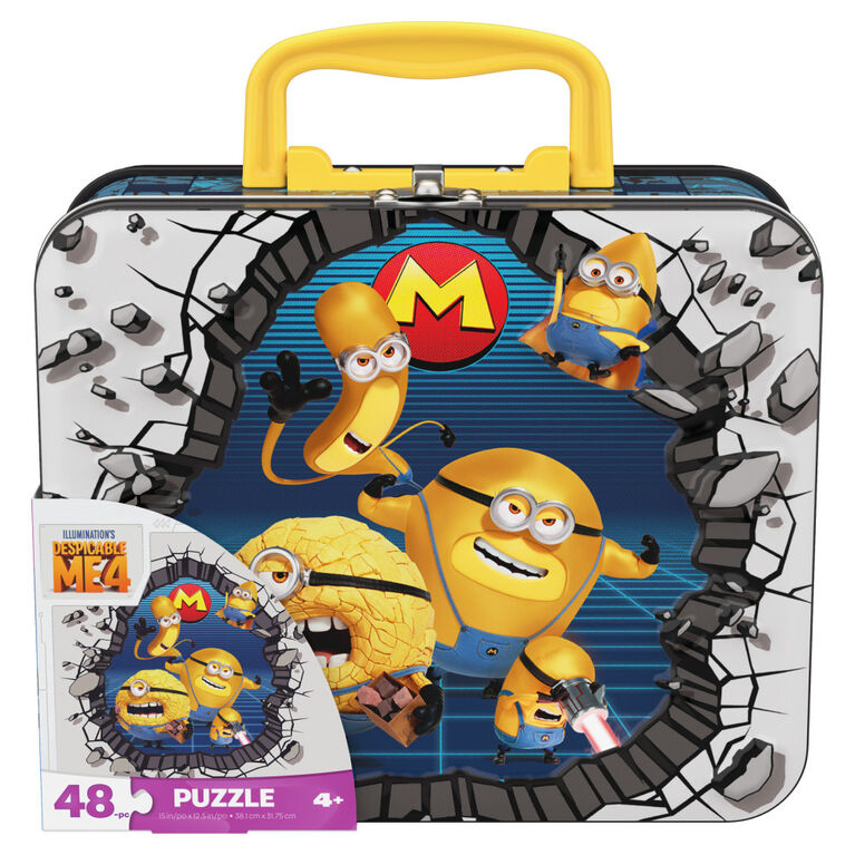 Despicable Me Minions 48-Piece Puzzle in Tin with Handle | Toys R Us Canada
