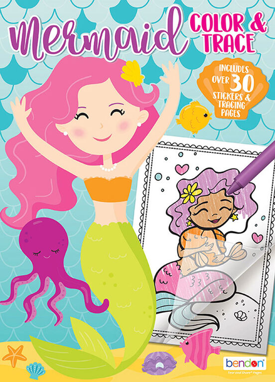 Color and Trace Colouring & Activity Book - English Edition | Toys R Us ...