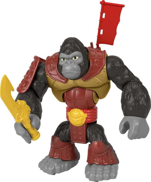 Fisher-Price Imaginext Silverback Gorilla Smash Punching Action Figure ...