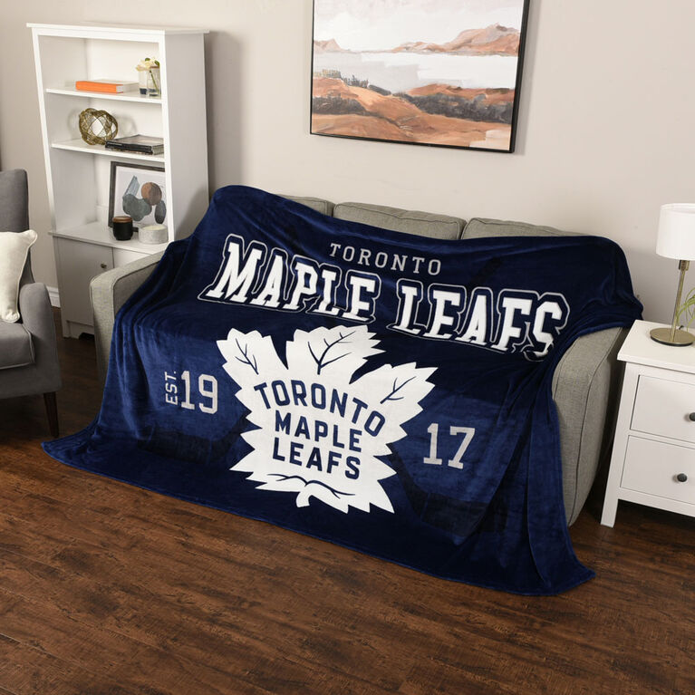NHL Toronto Maple Leafs Arena Blanket, 66" x 90" | Toys R Us Canada