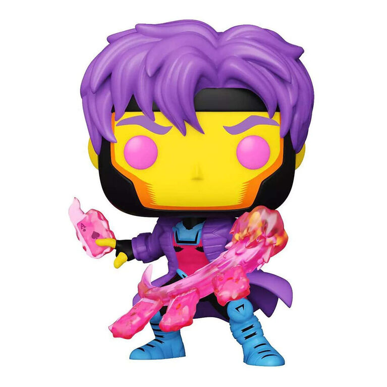 Funko POP! Marvel: X-Men Classic - Gambit (Blacklight) - R Exclusive ...