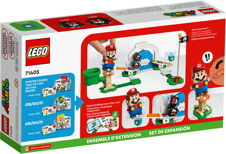 LEGO Super Mario Fuzzy Flippers Expansion Set 71405 Building Kit (154 ...