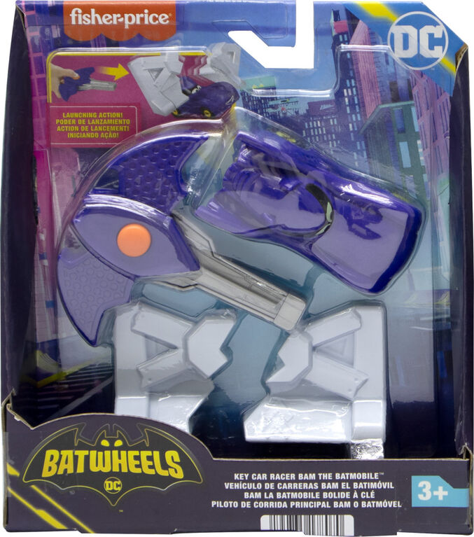 Fisher-Price DC Batwheels 1:55 Scale Bam the Batmobile, 4 Pieces | Toys ...