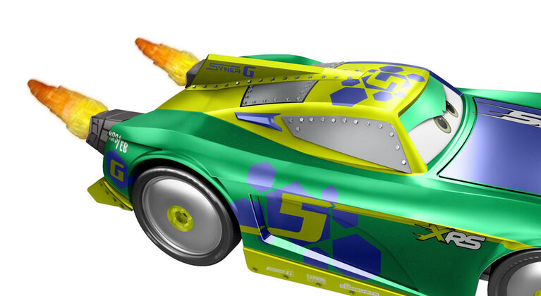 Disney Pixar Cars XRS Rocket Racing Eric Braker with Blast Wall | Toys ...