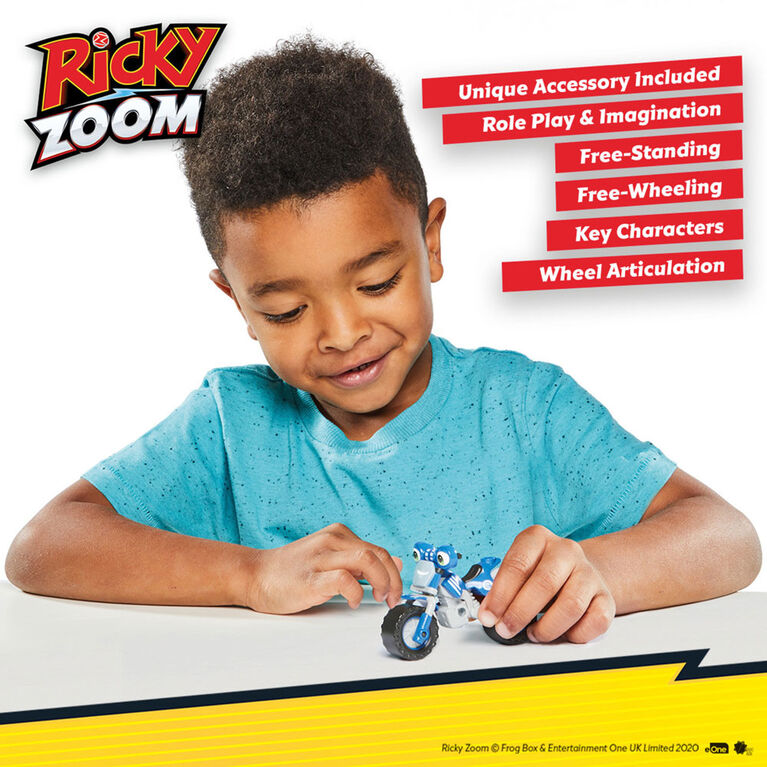 Ricky Zoom: Loop Hoopla Toy Motorcycle from Ricky Zoom - 3-inch Action ...