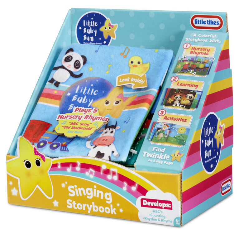 Little Baby Bum Singing Storybook Official Nursery Rhyme Song Soft Book ...