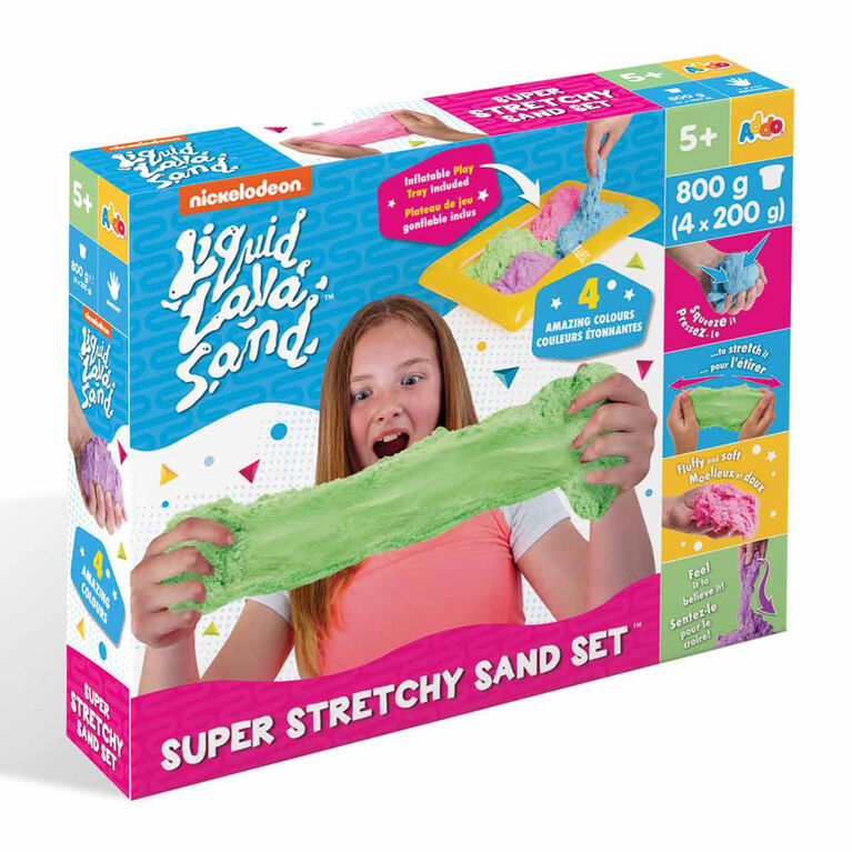 Nickelodeon Liquid Lava Sand Super Stretchy Sand Playset - R Exclusive ...