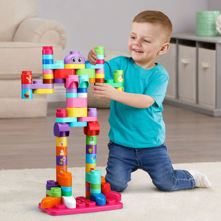 LeapFrog LeapBuilders 81-Piece Jumbo Blocks Box - Pink - English ...