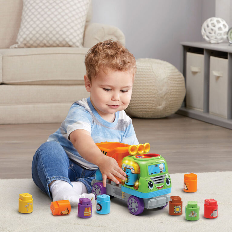 LeapFrog LeapBuilders Store & Go Dump Truck - French Edition | Toys R ...