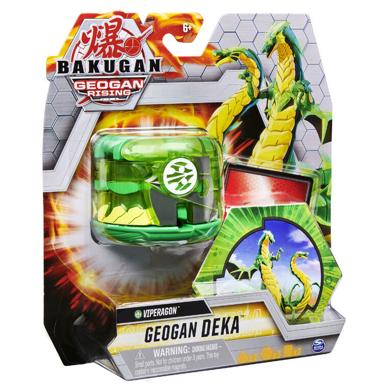 Bakugan Geogan Deka, Viperagon, Jumbo Collectible Transforming Figure ...