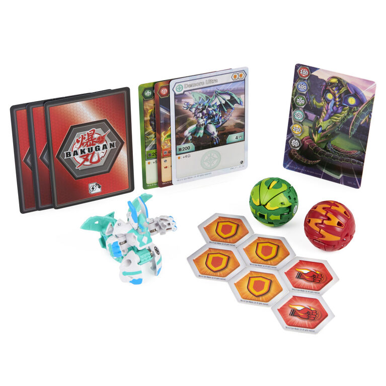 Bakugan Starter Pack 3-Pack, Demorc Ultra, Geogan Rising Collectible ...