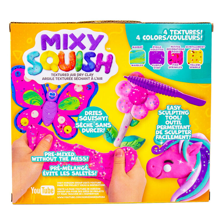 Mixy Squish Textured Air Dry Clay Pastel Pack | Toys R Us Canada