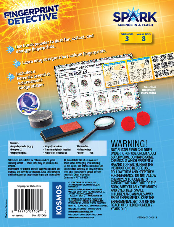 Fingerprint Detective | Toys R Us Canada