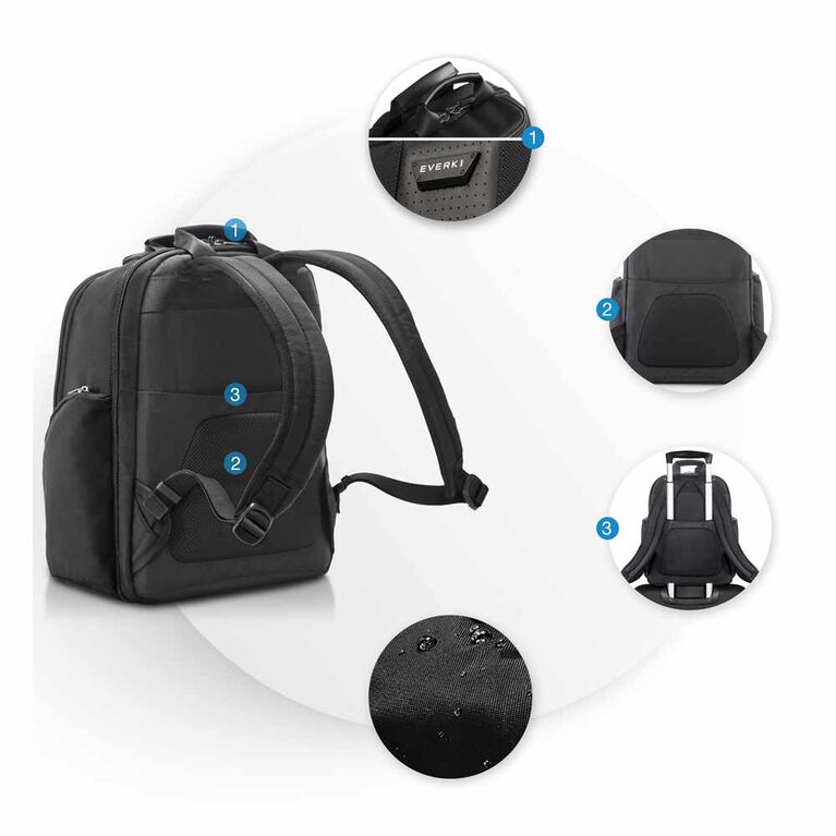 Everki Versa 2 Premium Laptop Backpack Black | Toys R Us Canada