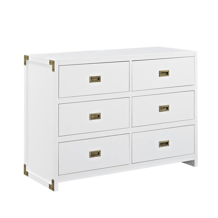 Baby Relax Miles 6-Drawer Dresser - White | Babies R Us Canada