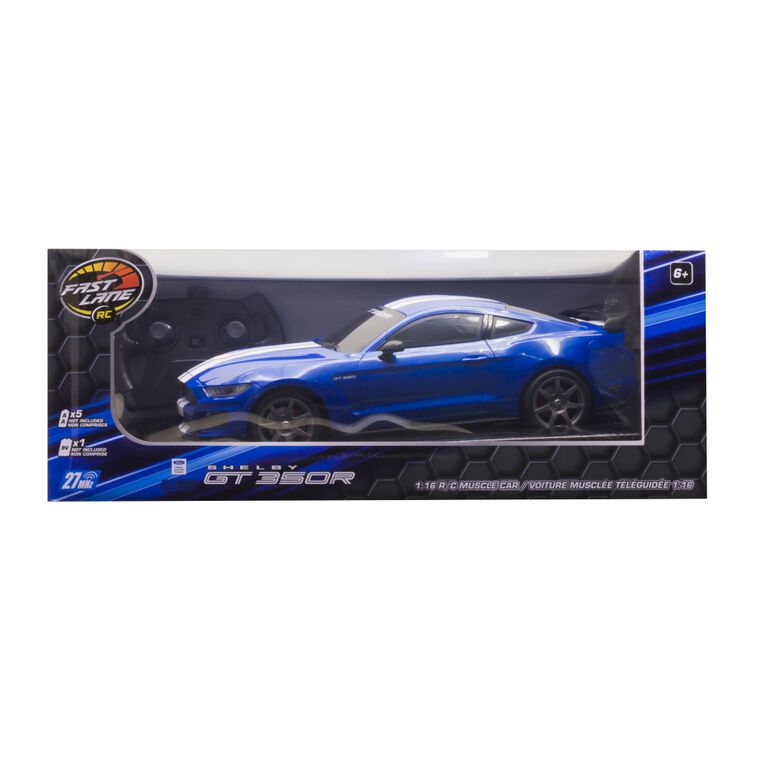 Fast Lane RC - 27MHz 1:16 RC Muscle Car - Ford Shelby GT350R | Toys R ...
