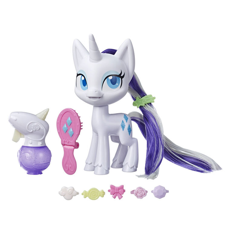 My Little Pony: Magical Mane Rarity Toy - 6.5-Inch Hair-Styling Pony ...