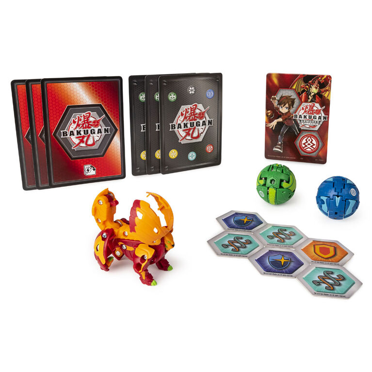Bakugan Starter Pack 3-Pack, Hydorous Ultra, Armored Alliance Collectible Action Figures | Toys ...