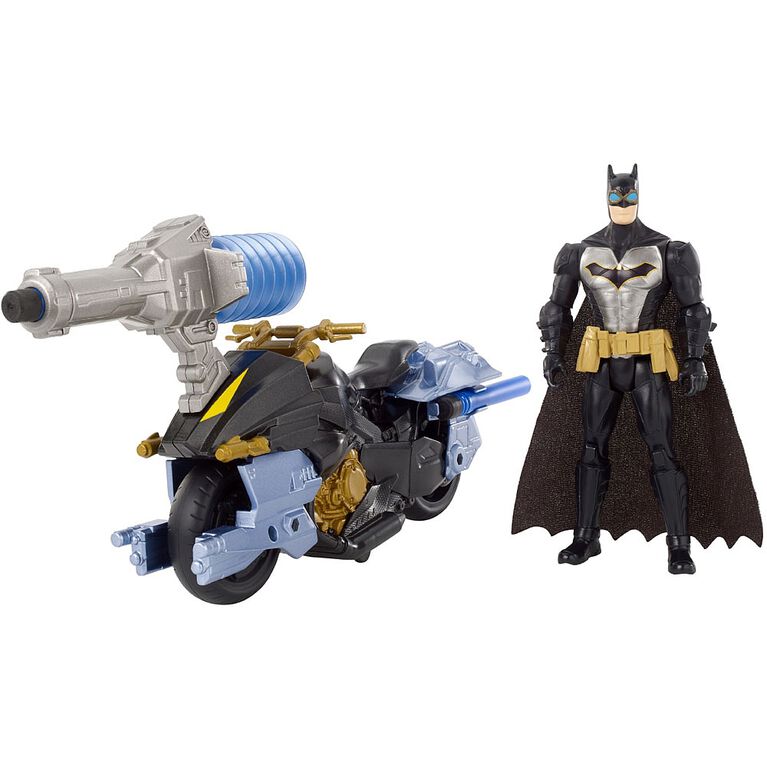 Batman Missions Air Power Blast Attack Batman & Batcycle | Toys R Us Canada