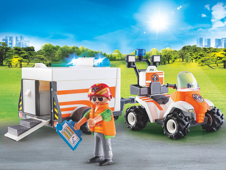 Playmobil - Rescue Quad with trailer | Toys R Us Canada